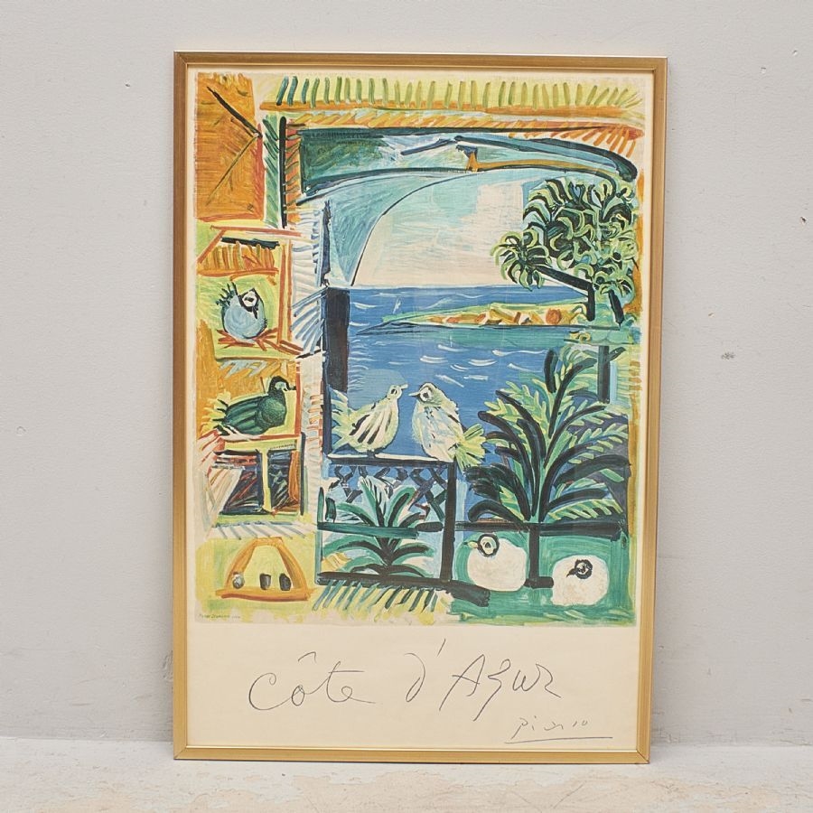 Pablo Picasso | Spain. Cote d´Azur. Signerad i tryck | MutualArt