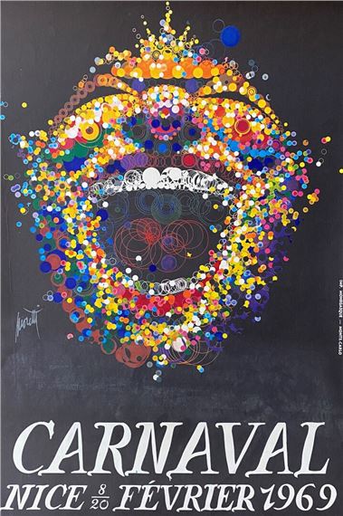 Raymond Moretti | Affiches sur le thème du carnaval comprenant ...