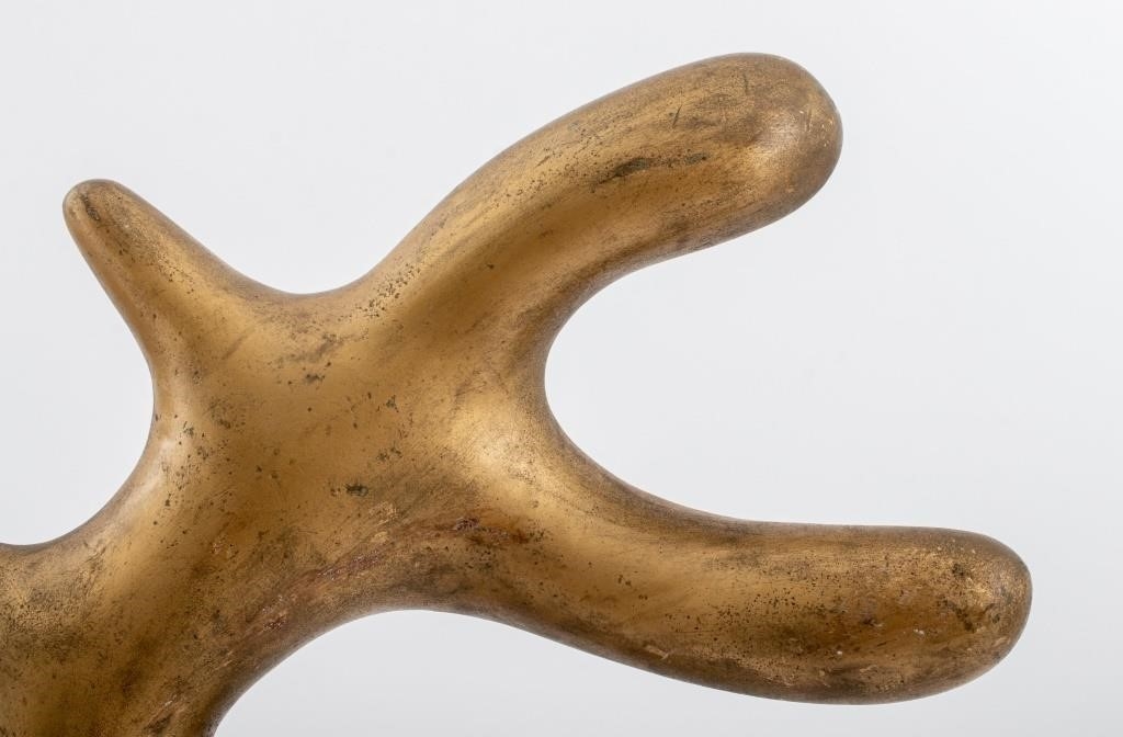 Jean Arp | Hans Arp Style Abstract Gilt Plaster Sculpture | MutualArt
