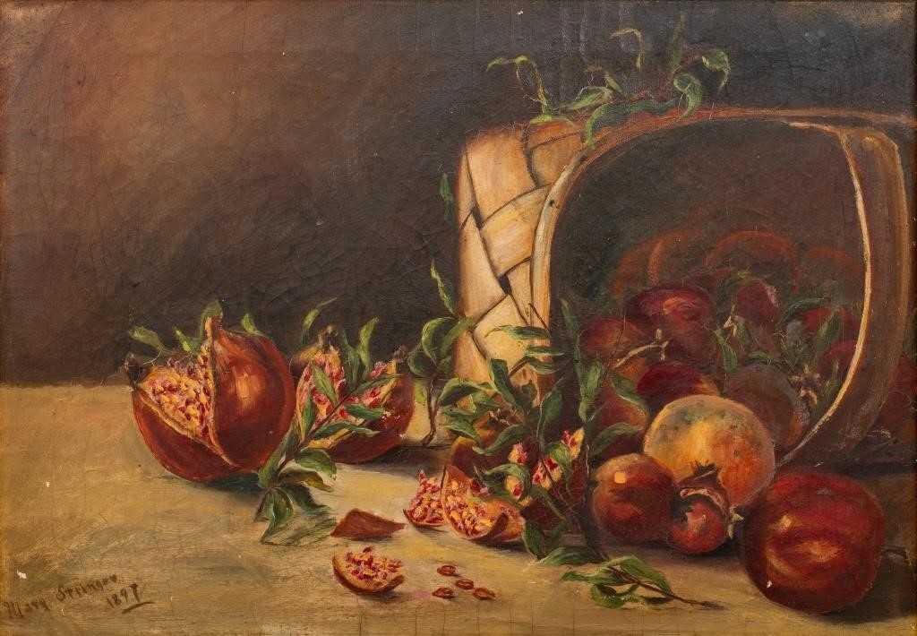 Mary Stringer | Basket and Pomegranates (1897) | MutualArt
