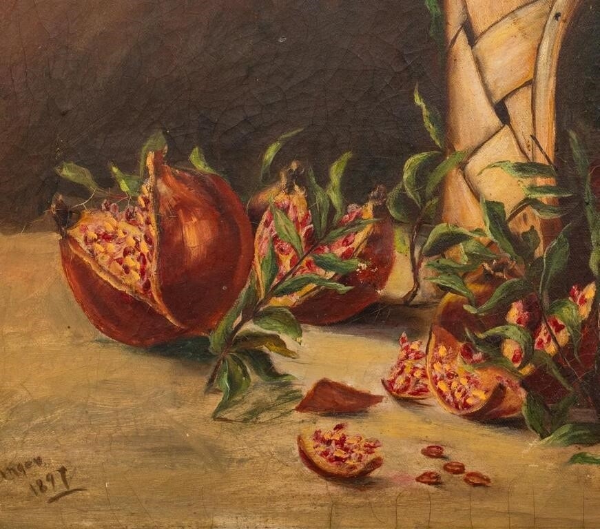 Mary Stringer | Basket and Pomegranates (1897) | MutualArt