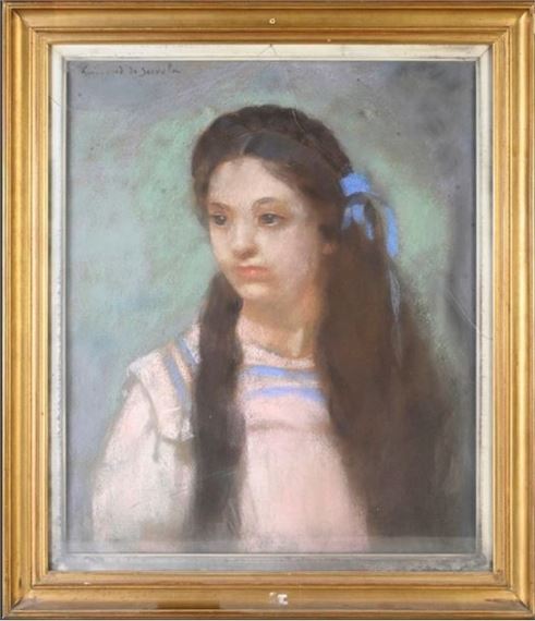 Lucien-Victor Guirand de Scévola | Portrait of a young girl | MutualArt