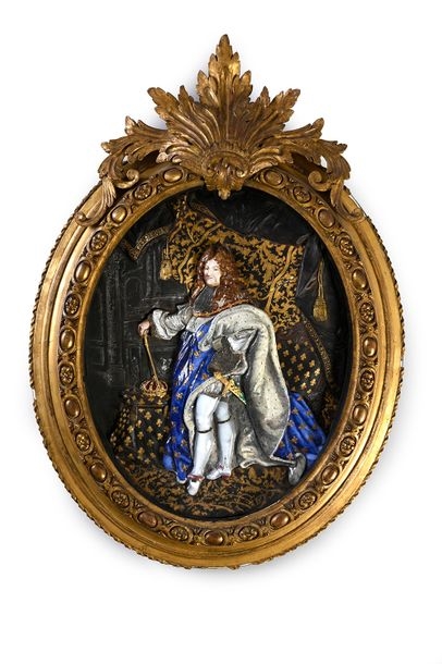 Hyacinthe Rigaud | Portrait of King Louis XIV in coronation dress (1830 ...