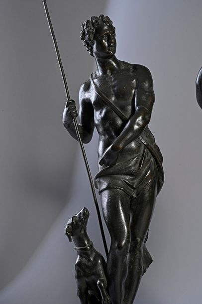 Girolamo Campagna | Venus and love and Adonis with his dog | MutualArt