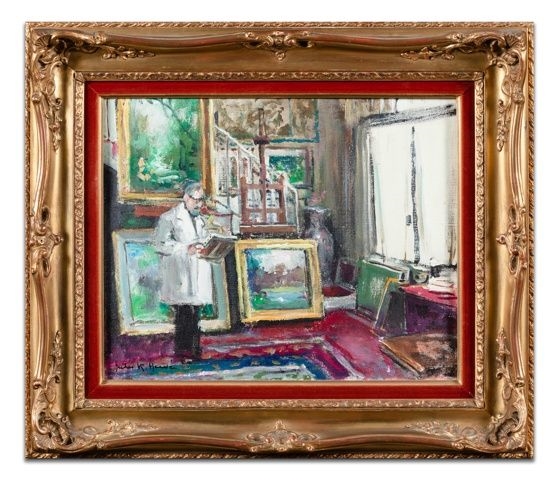 Jules René Hervé | Jules René HERVE (1887-1981) The painter in his ...