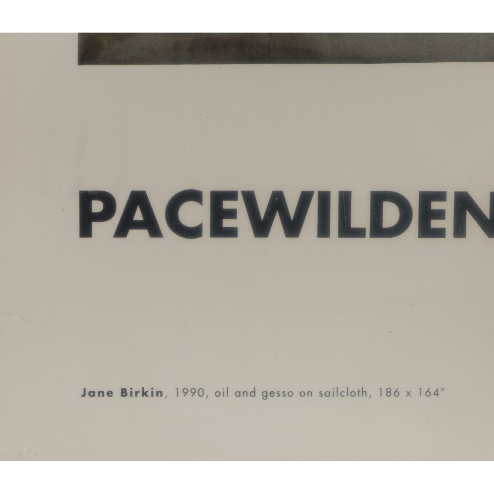 Julian Schnabel | Jane Birkin Pace Wildenstein Gallery Poster (1994 ...