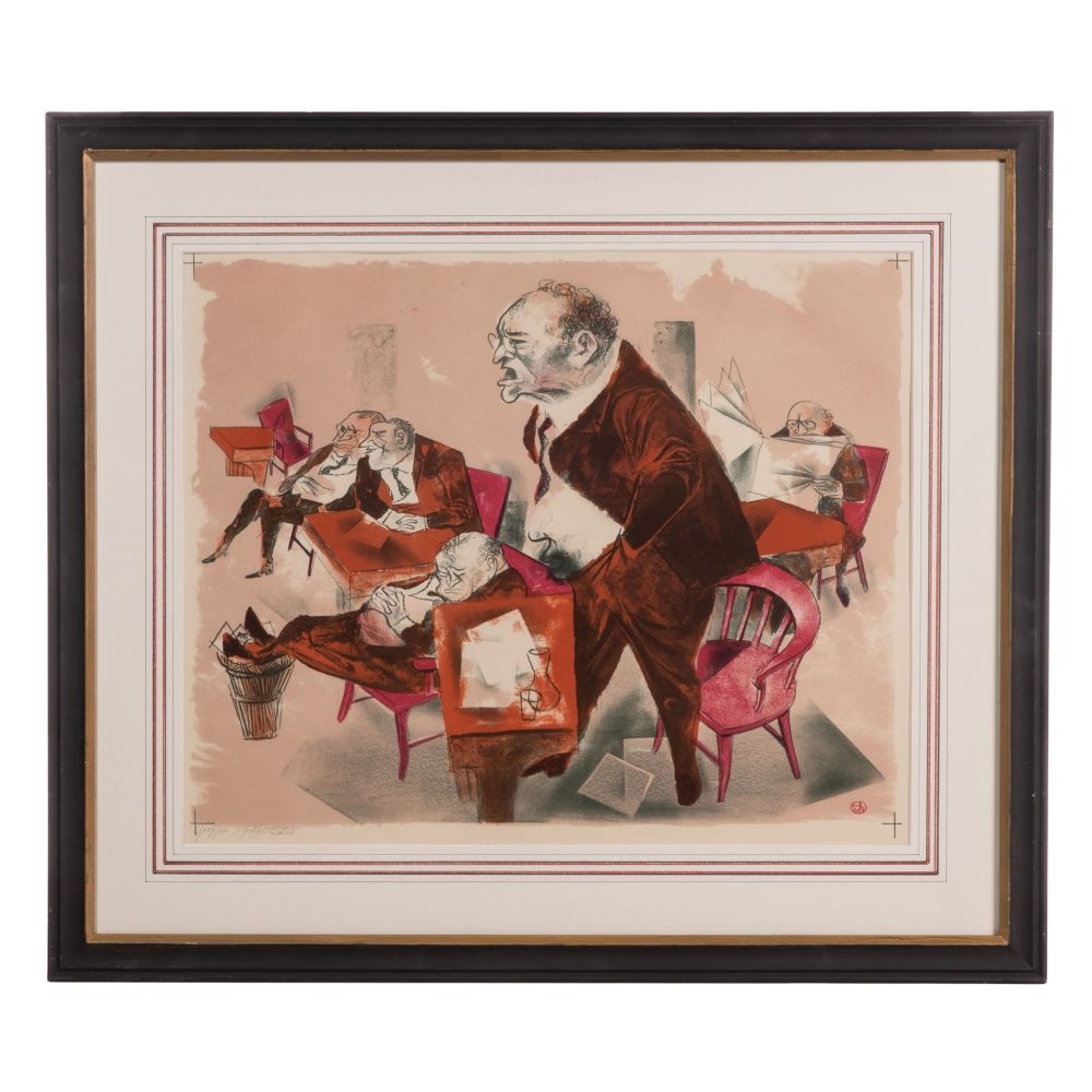 William Gropper | Lithograph and Pochoir Print Assortment | MutualArt
