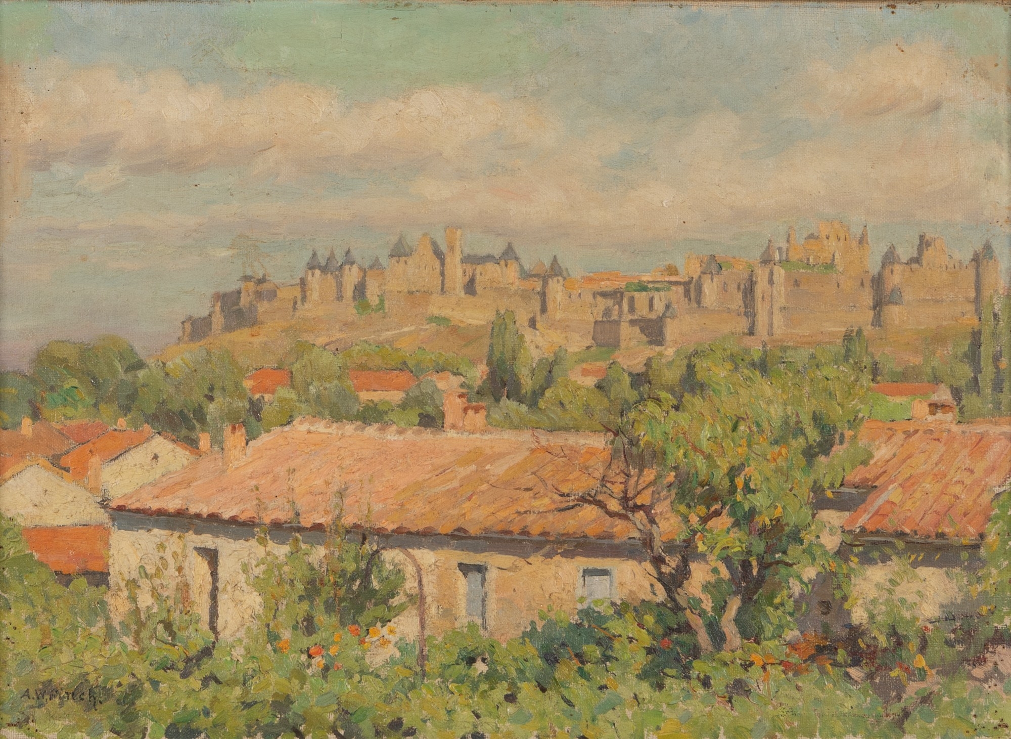 Alfred William Finch | Town view | MutualArt