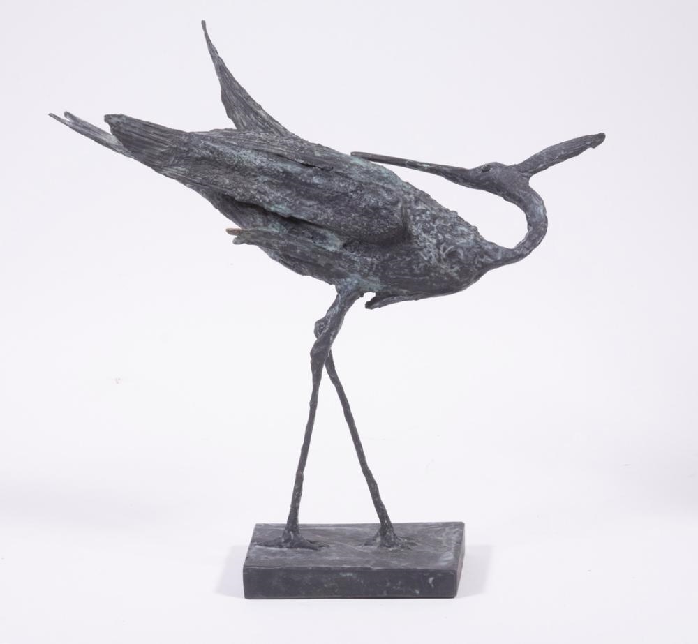 James Rivington Pyne | Preening Heron | MutualArt