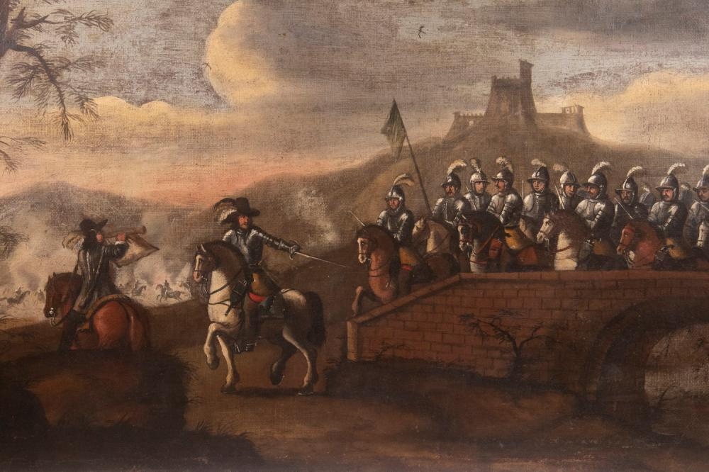 British School, 17th Century | The Battle of Powick Bridge (17) | MutualArt