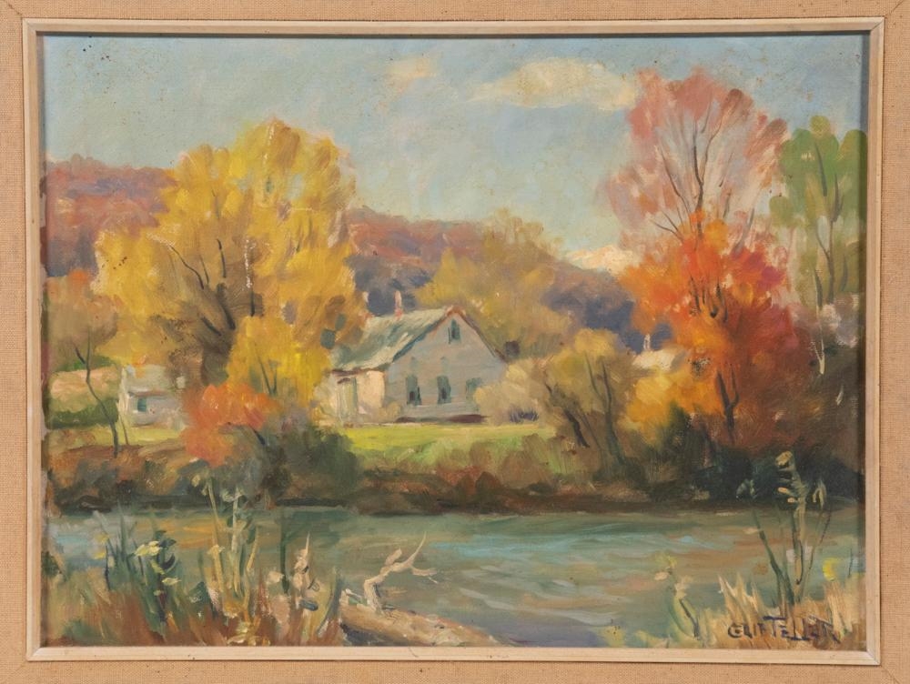 Grif Teller | Ottauquechee River Valley at Taftsville | MutualArt