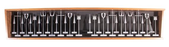 Austin Cox | 1960s Era American Made Extruded Aluminum (32) Piece Chess ...