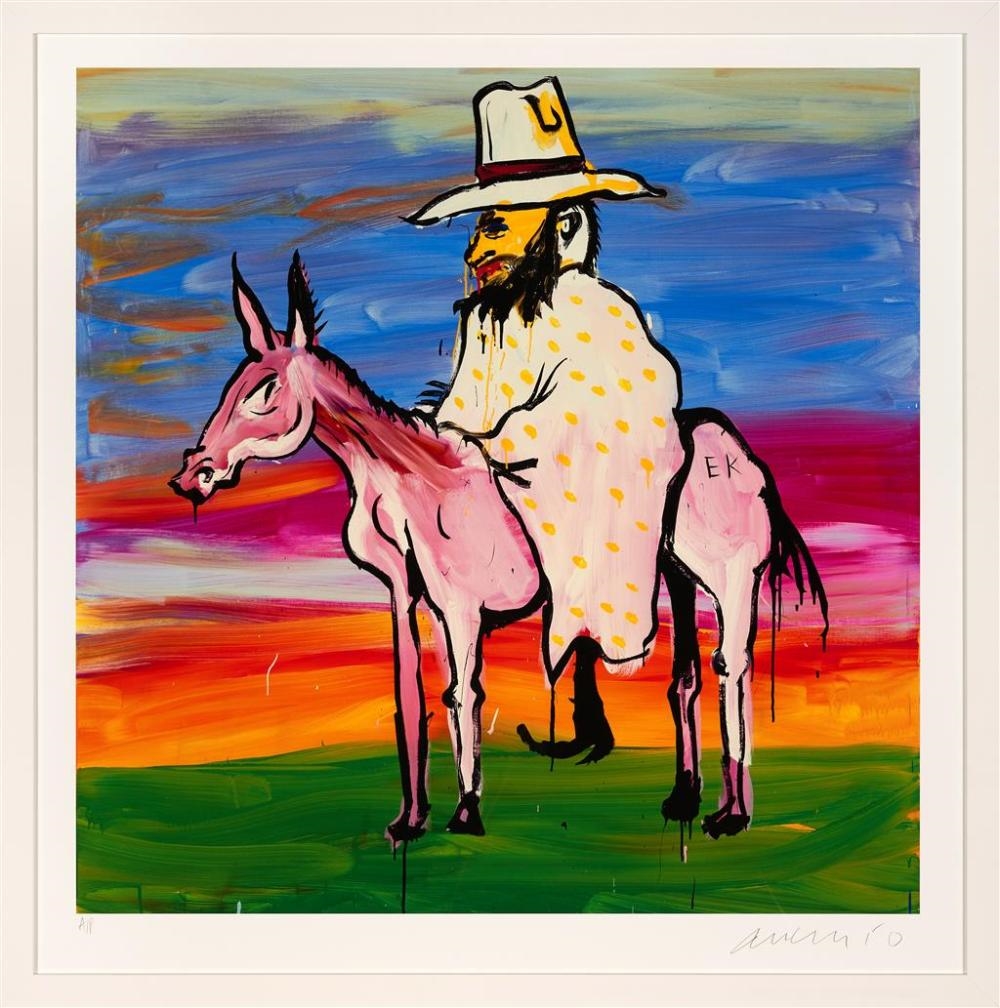 Adam Cullen | ADAM CULLEN (1965 - 2012) - Kelly on His Horse archival ...