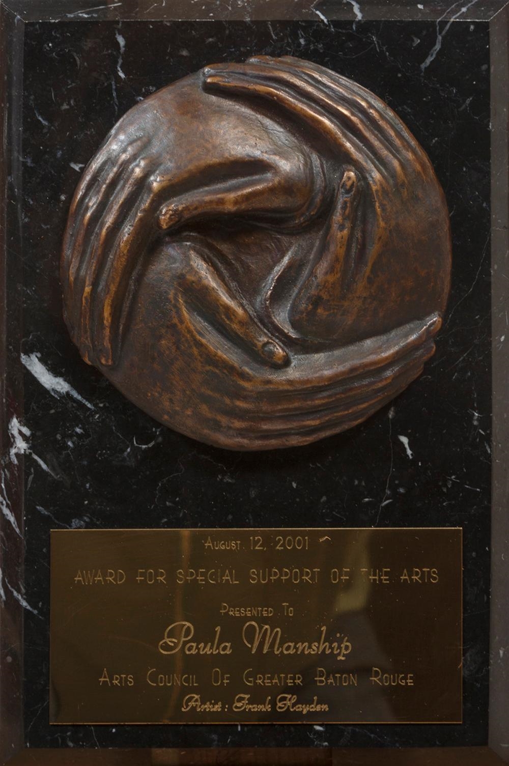 Frank Hayden | Award for Special Support of the Arts | MutualArt