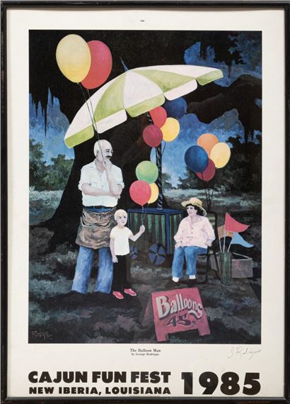 George Rodrigue | Cajun Fun Fest: The Balloon Man (1985) | MutualArt
