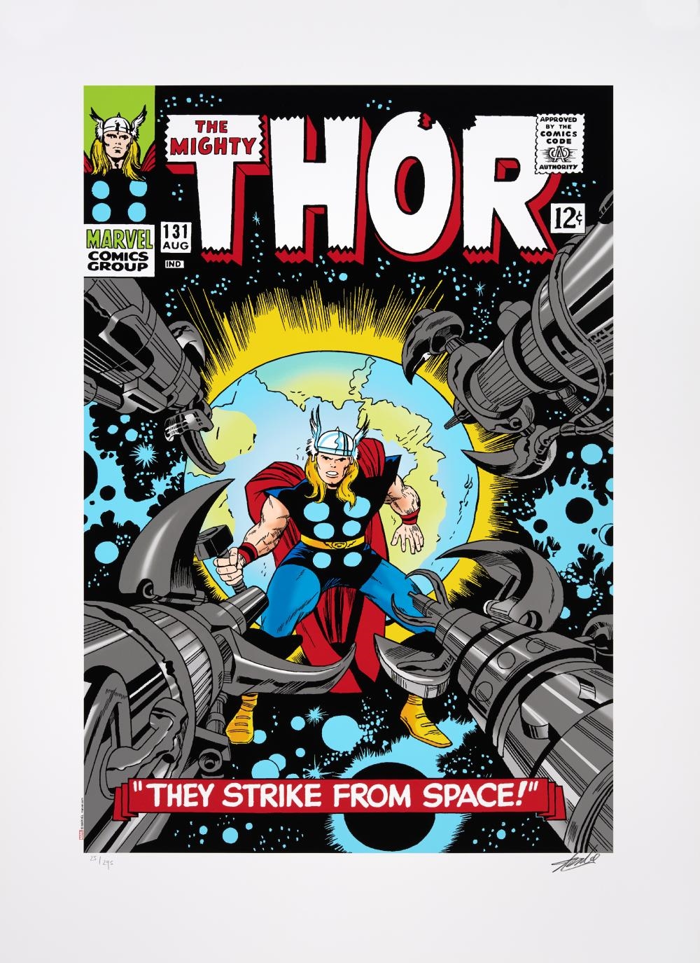 Marvel Comics | PORTFOLIO OF 6 ICONIC MARVEL COMICS COVERS (2015 ...