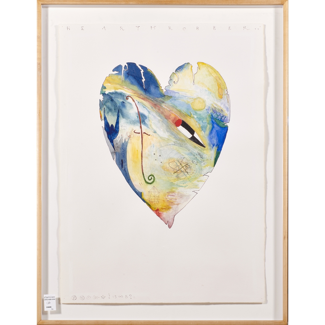 William T. Wiley | Hearthrobber, (1985) | MutualArt
