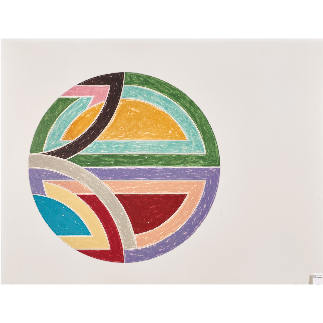 Frank Stella | Double Gray Scramble (1973) | MutualArt