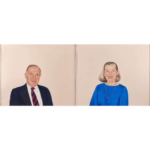 Sylvia Shap | Portraits of Ralph and Betty (1985) | MutualArt