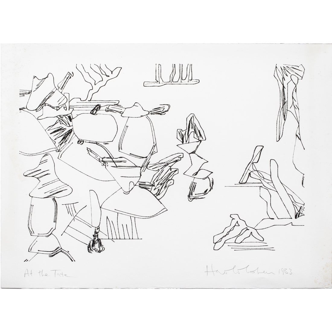 Harold Cohen | At the Tate, (1983) | MutualArt