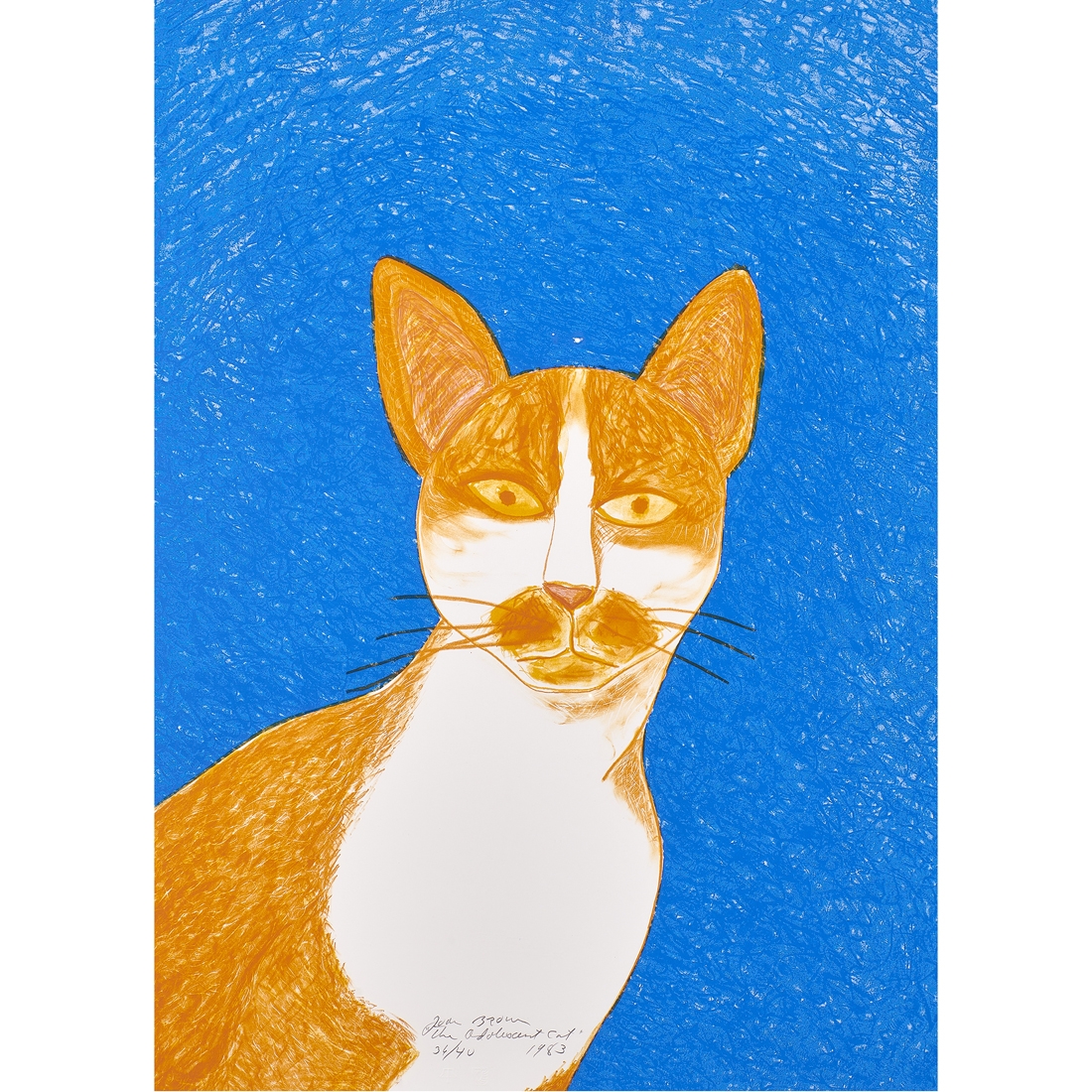 Joan Brown | The Adolescent Cat, (1983) | MutualArt