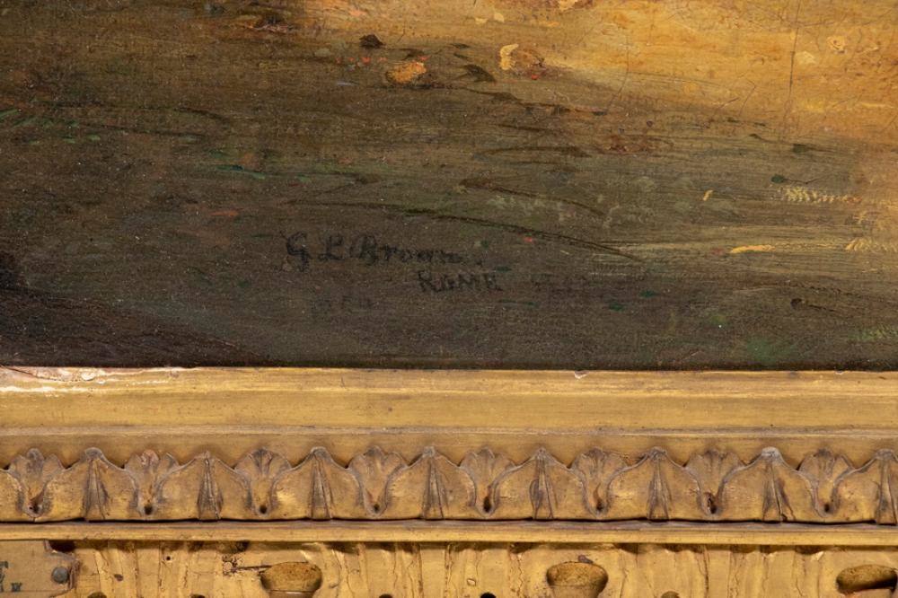 George Loring Brown | Allegorical Scene of Poor Fishing Families living ...