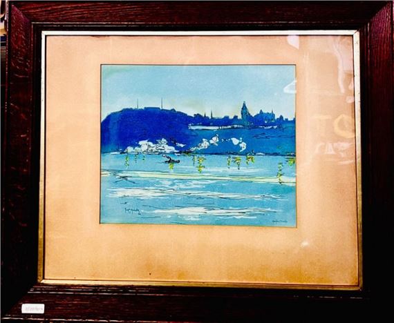 Frank Milton Armington | QUEBEC WATERFRONT (1912) | MutualArt