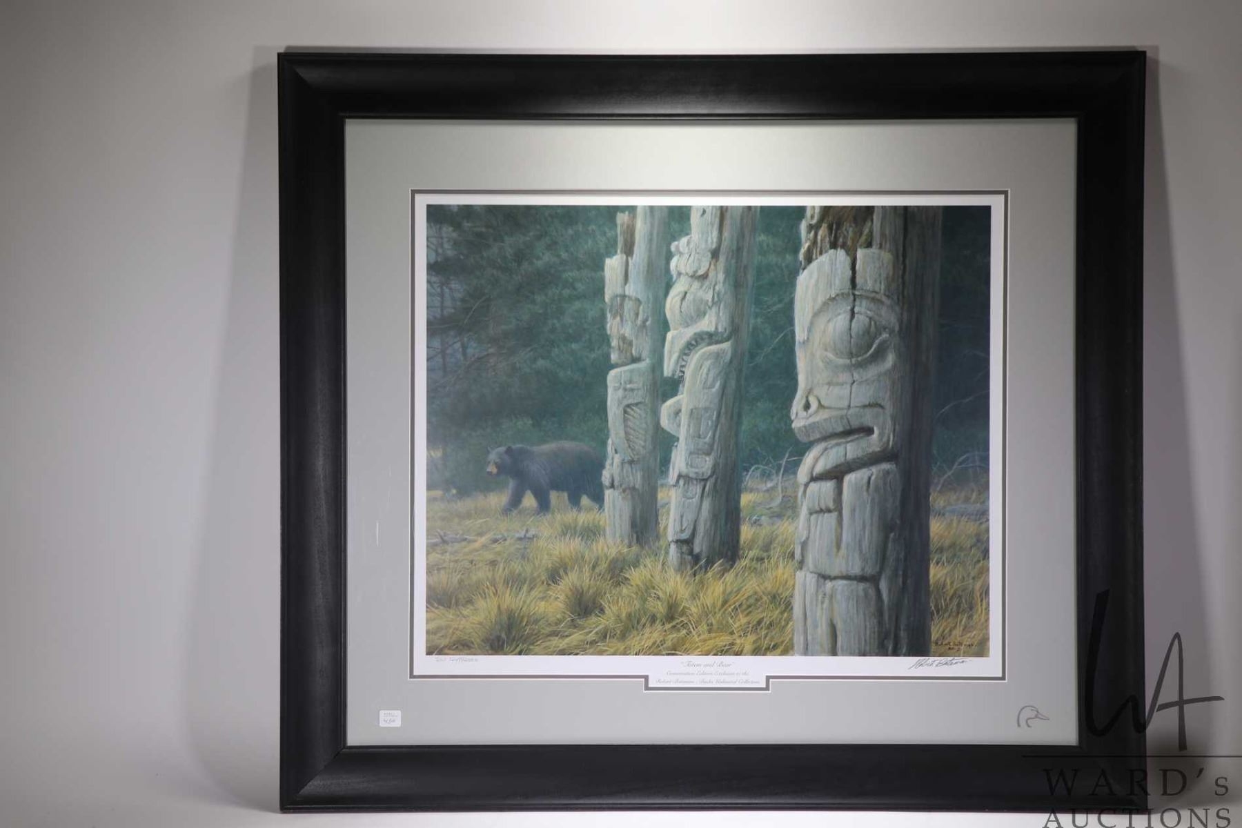 Robert Bateman | Totem and Bear | MutualArt