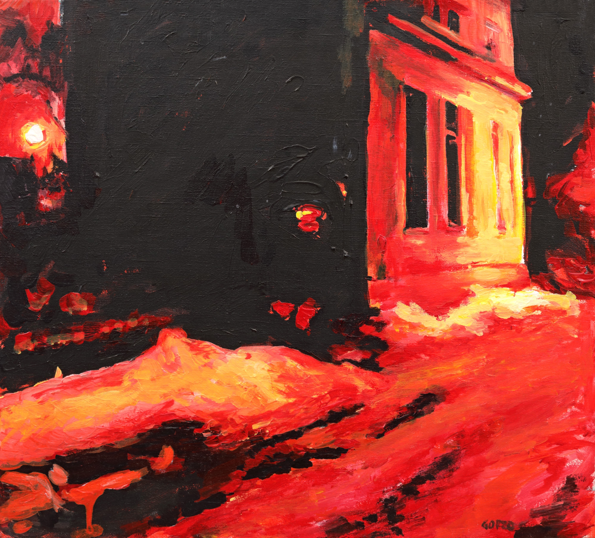 Dumitru Gorzo | Nocturnal Landscape from Bucharest [2005] (2005 ...
