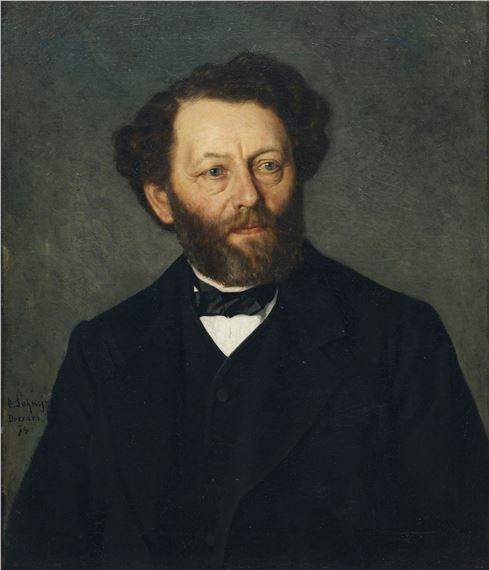 Carl Rudolph Sohn | Bildnis Georg Moritz Calberla (1874) | MutualArt