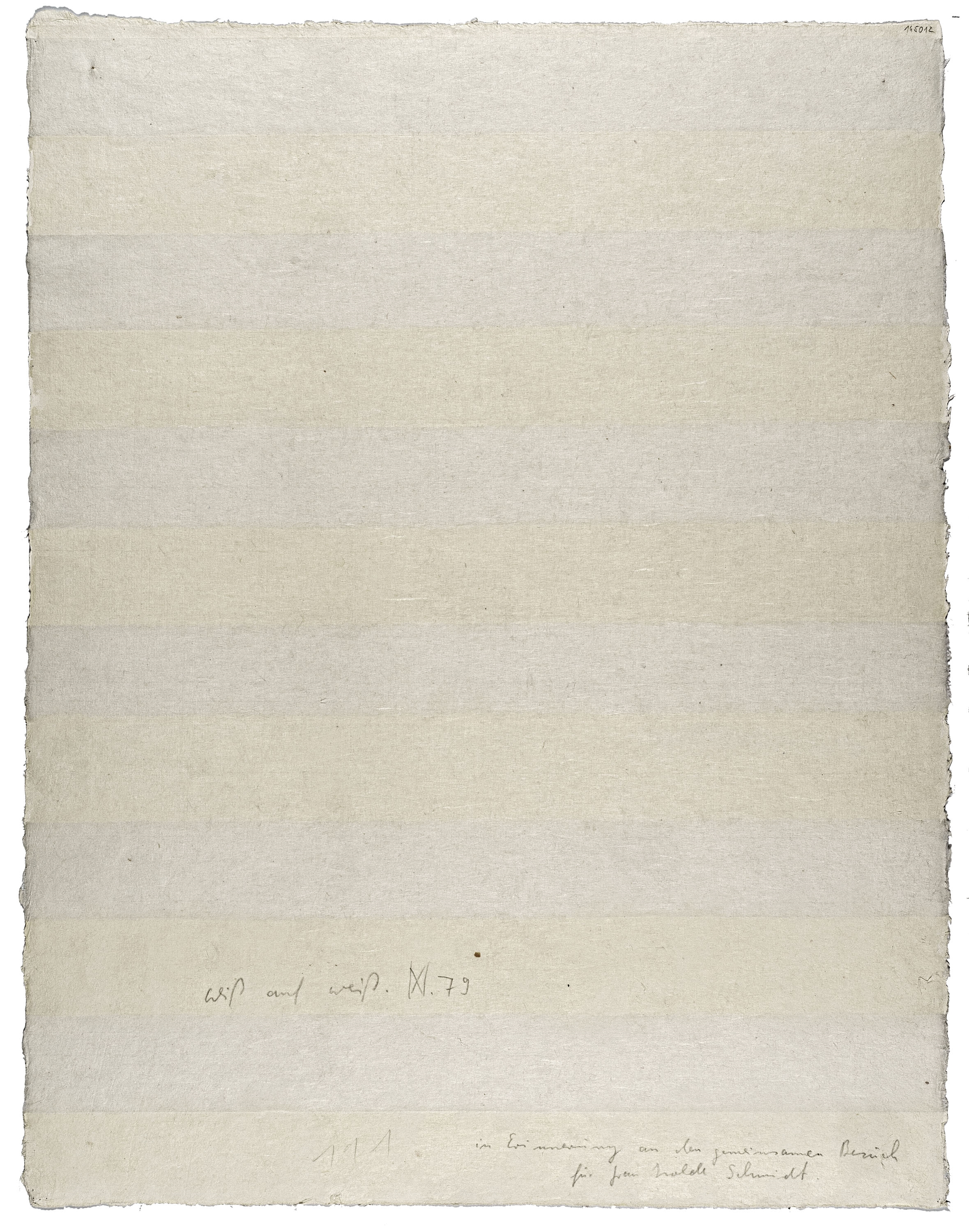 Wilhelm Müller | Weiß auf Weiß (1979) | MutualArt