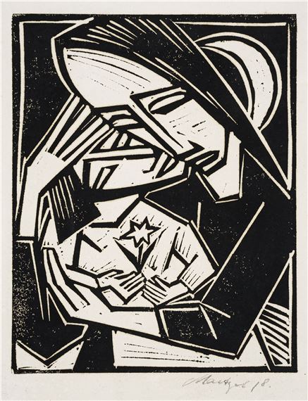 Emil Maetzel | Mutter mit Kind (1918) | MutualArt
