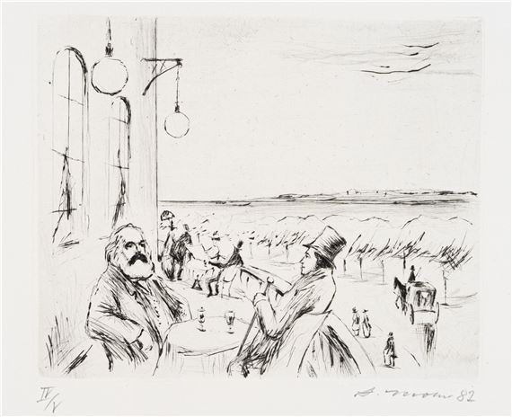 Arno Mohr | Karl Marx und Heinrich Heine (1982 - 1985) | MutualArt