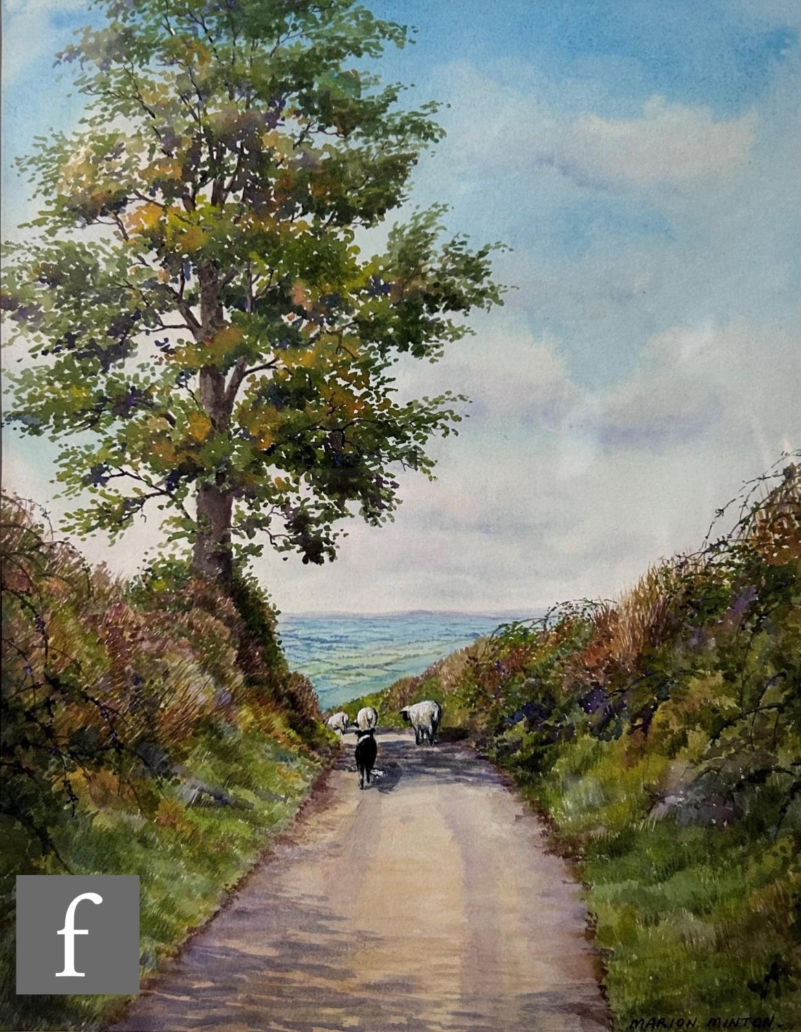 Marion Minton | A pheasant in a wooded landscape | MutualArt