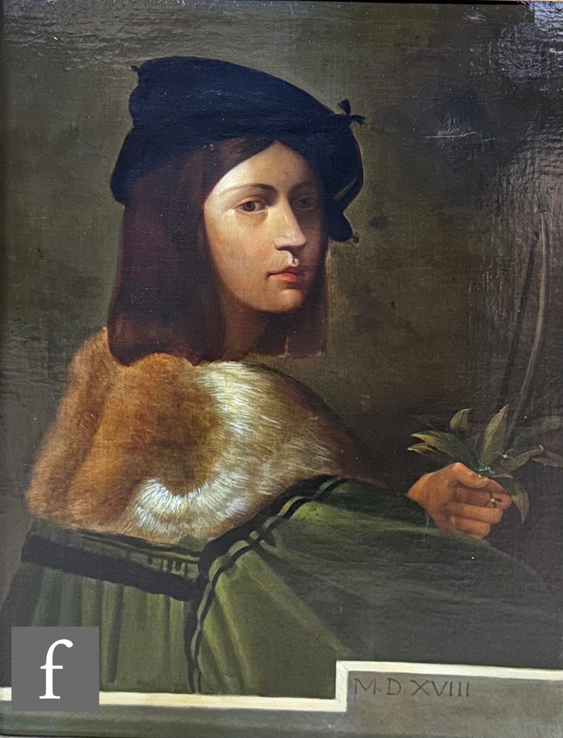 Sebastiano del Piombo | Self portrait with violin | MutualArt
