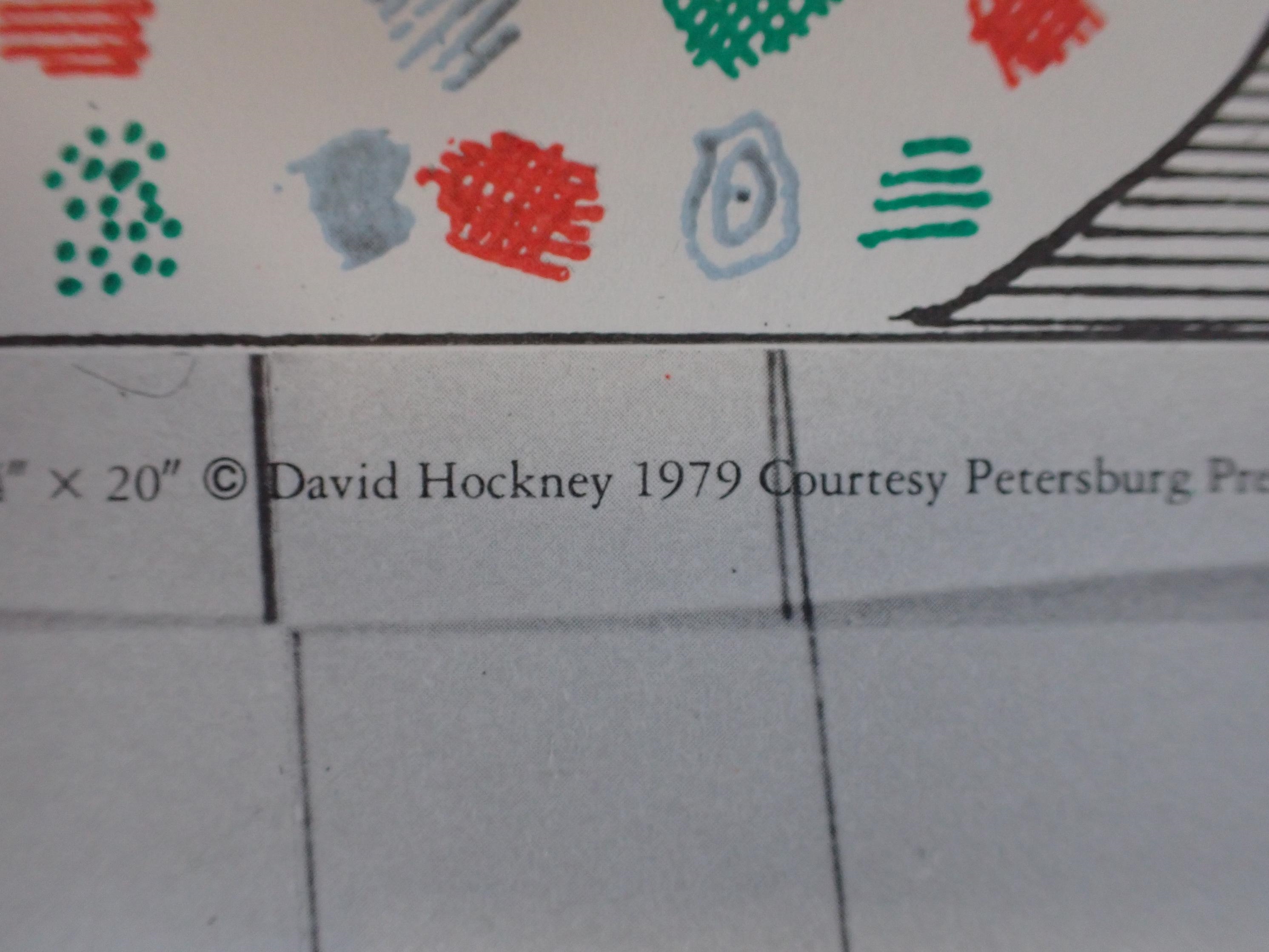 David Hockney | DAVID HOCKNEY: DROP CURTAIN FOR 'THE RAKE'S PROGRESS ...