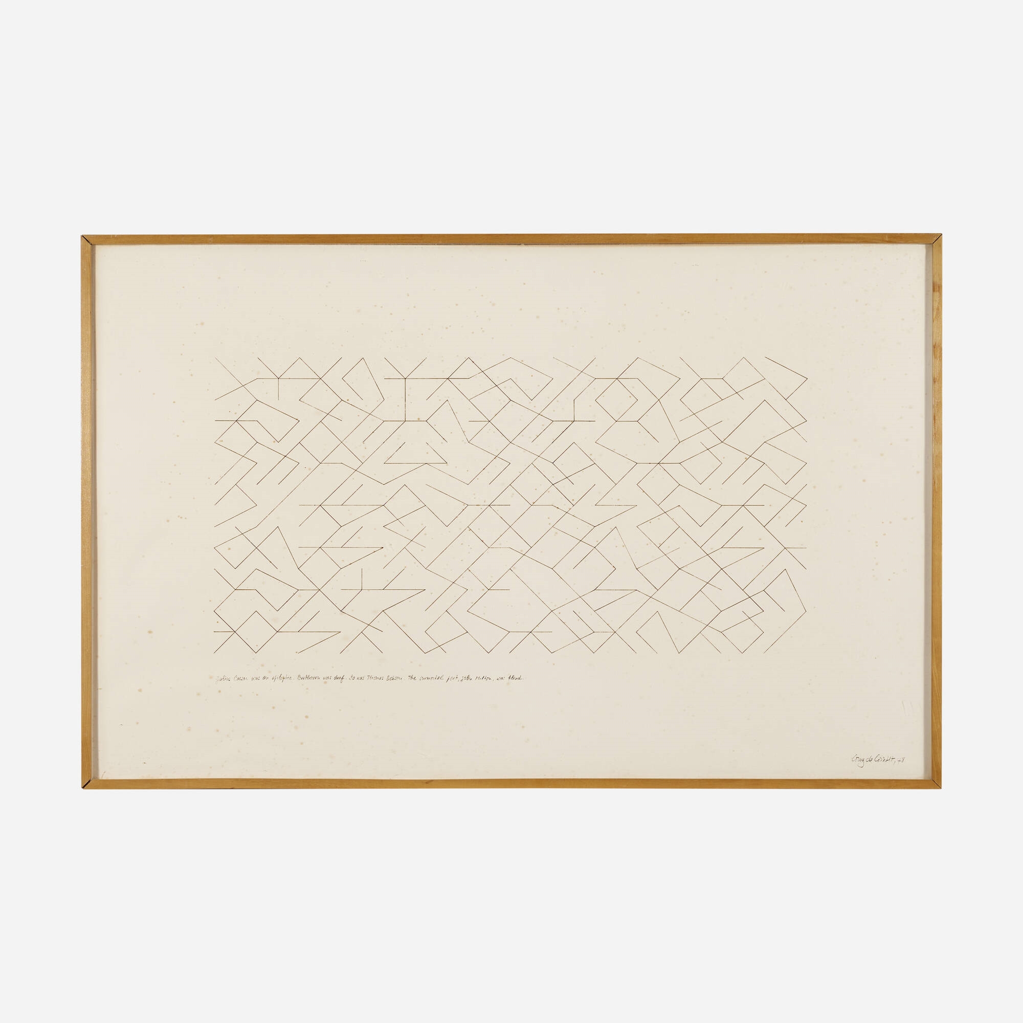 Guy de Cointet | Julius Caesar (1978) | MutualArt