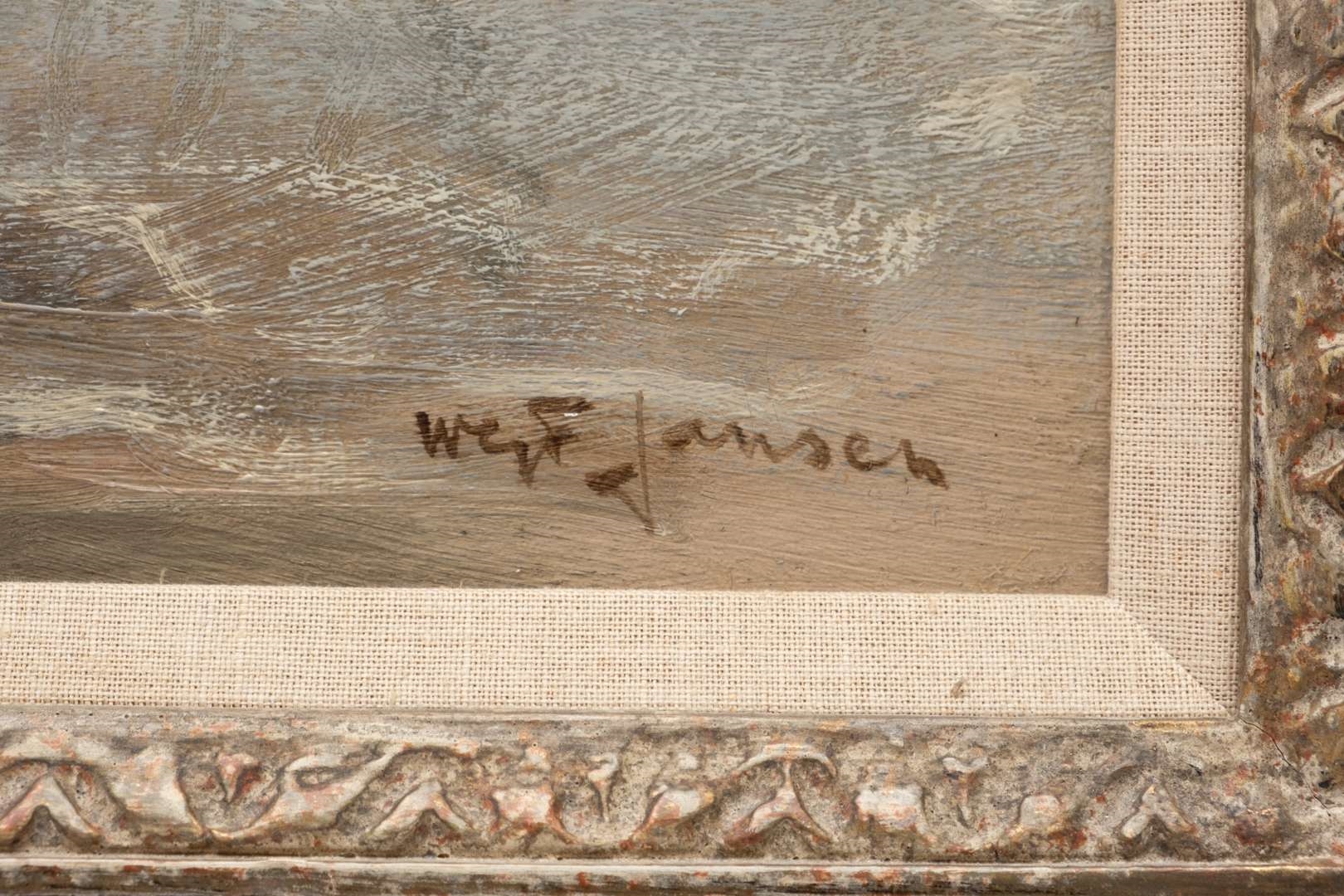 Willem George Frederik Jansen | Schelpenvisser in de branding | MutualArt