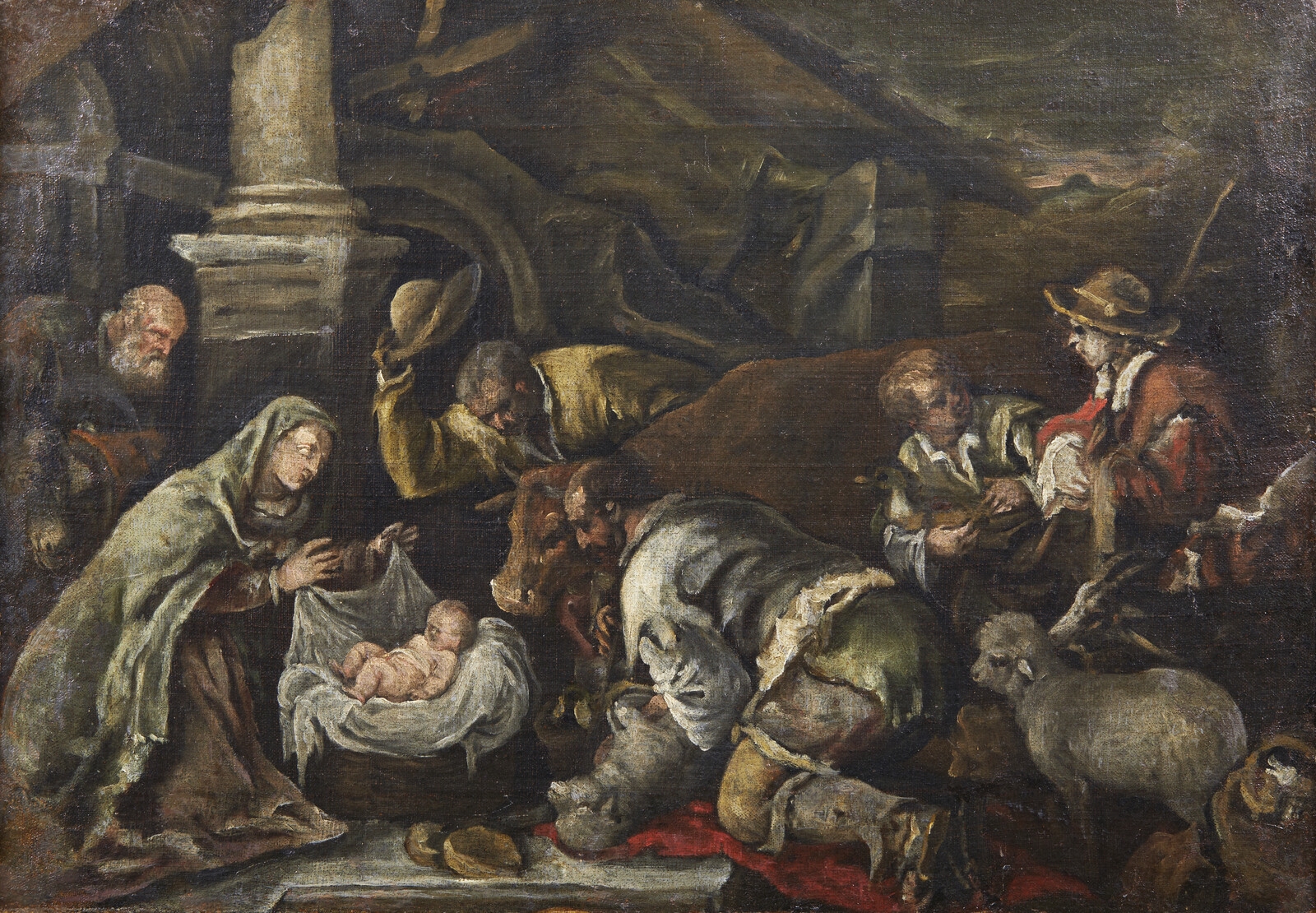 Jacopo Bassano | Adoration of the Shepherds | MutualArt