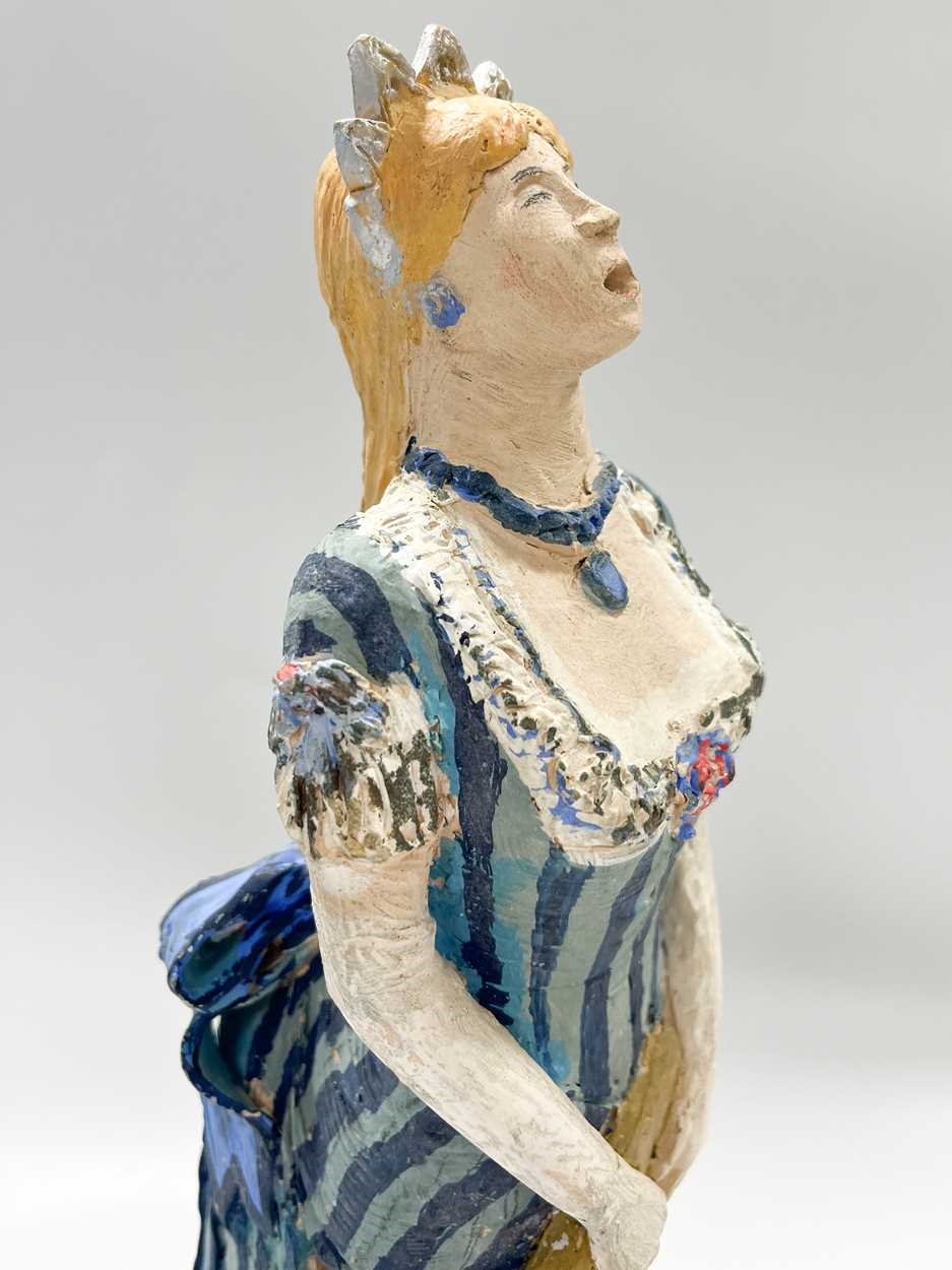 Quentin Bell | a studio pottery model of a female singer | MutualArt
