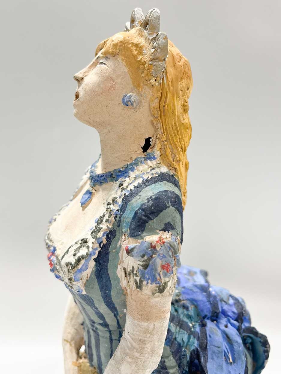 Quentin Bell | a studio pottery model of a female singer | MutualArt