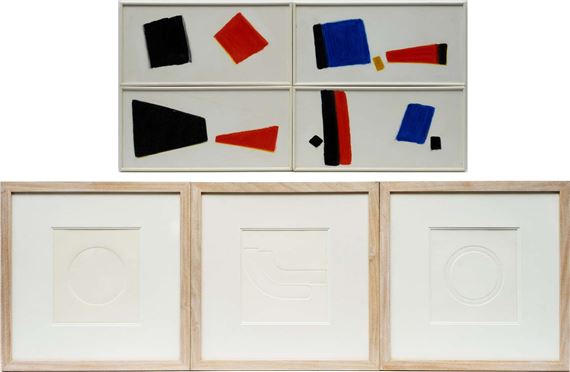 Frans Peeters | Twee series met abstracte composities (1967) | MutualArt