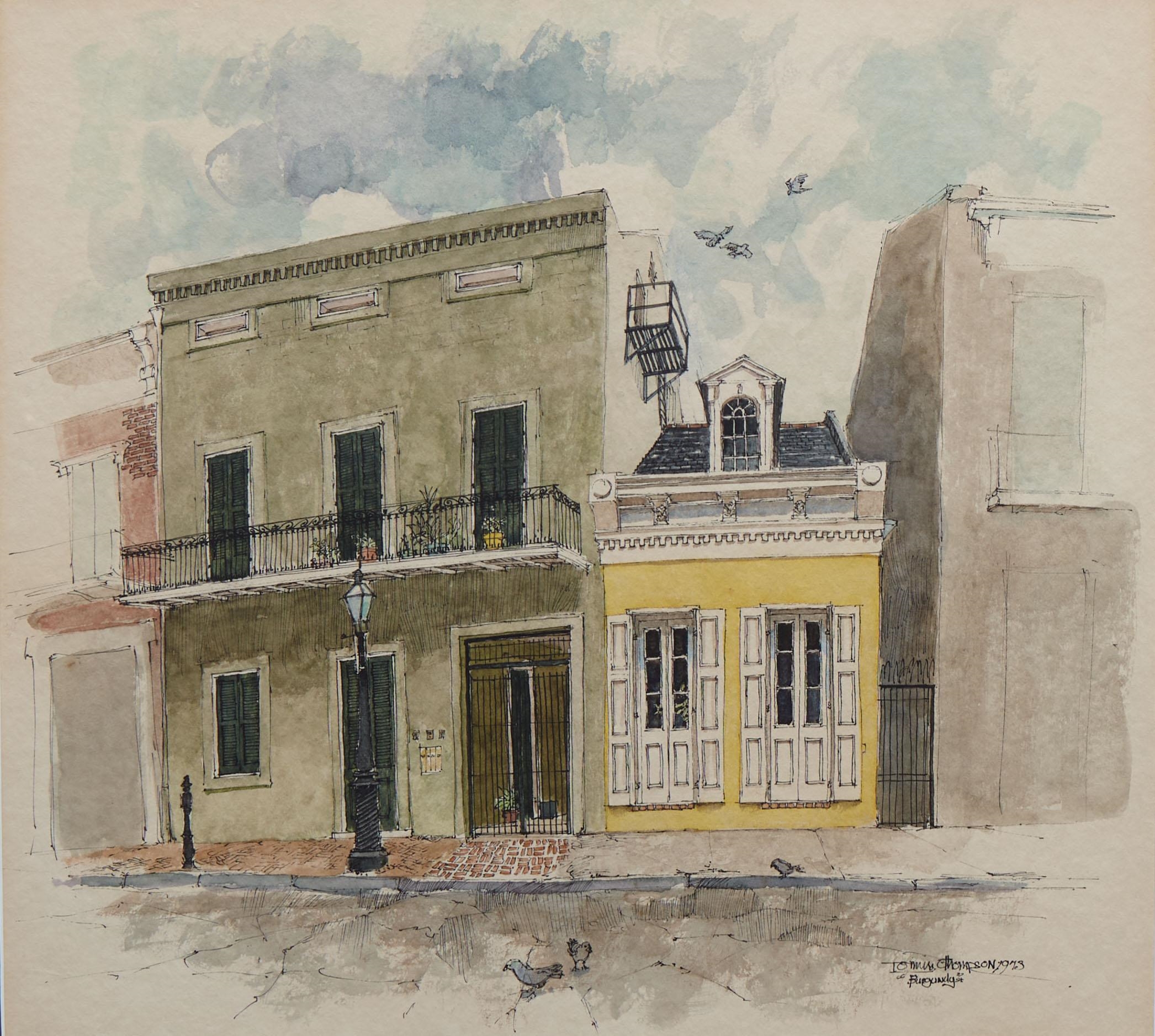 Tommy Thompson | Burgundy Street, (1973) | MutualArt