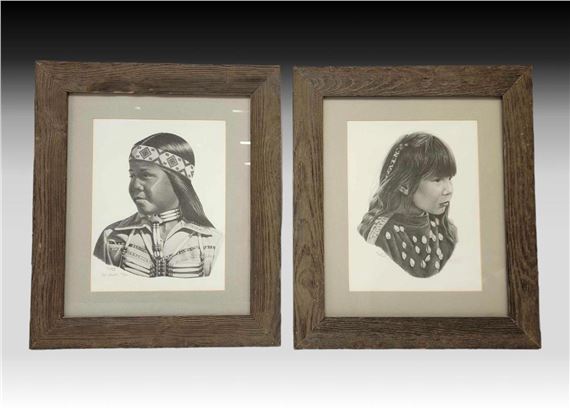 Cat Deuter | Native children portrait | MutualArt