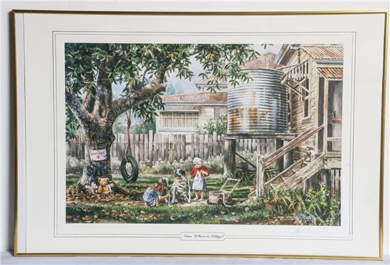 Gordon Hanley | Now Where's Kitty? | MutualArt