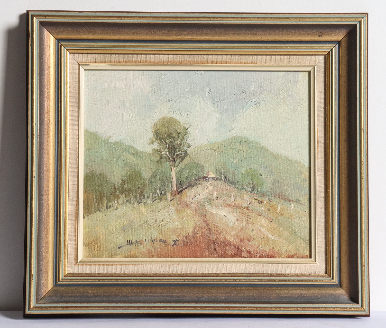 James Wynne | Rural homestead on hill | MutualArt