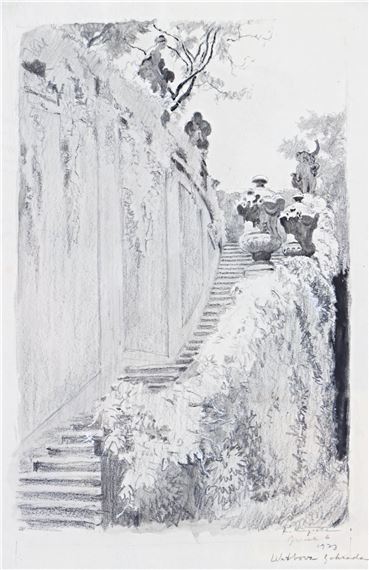 Rudolph Ruzicka | Z Vrtbovské zahrady (1923) | MutualArt