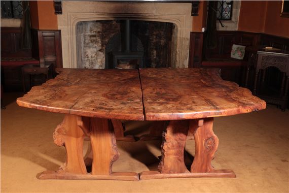 Tim Stead | A CONTEMPORARY BURR ELM DINING TABLE | MutualArt