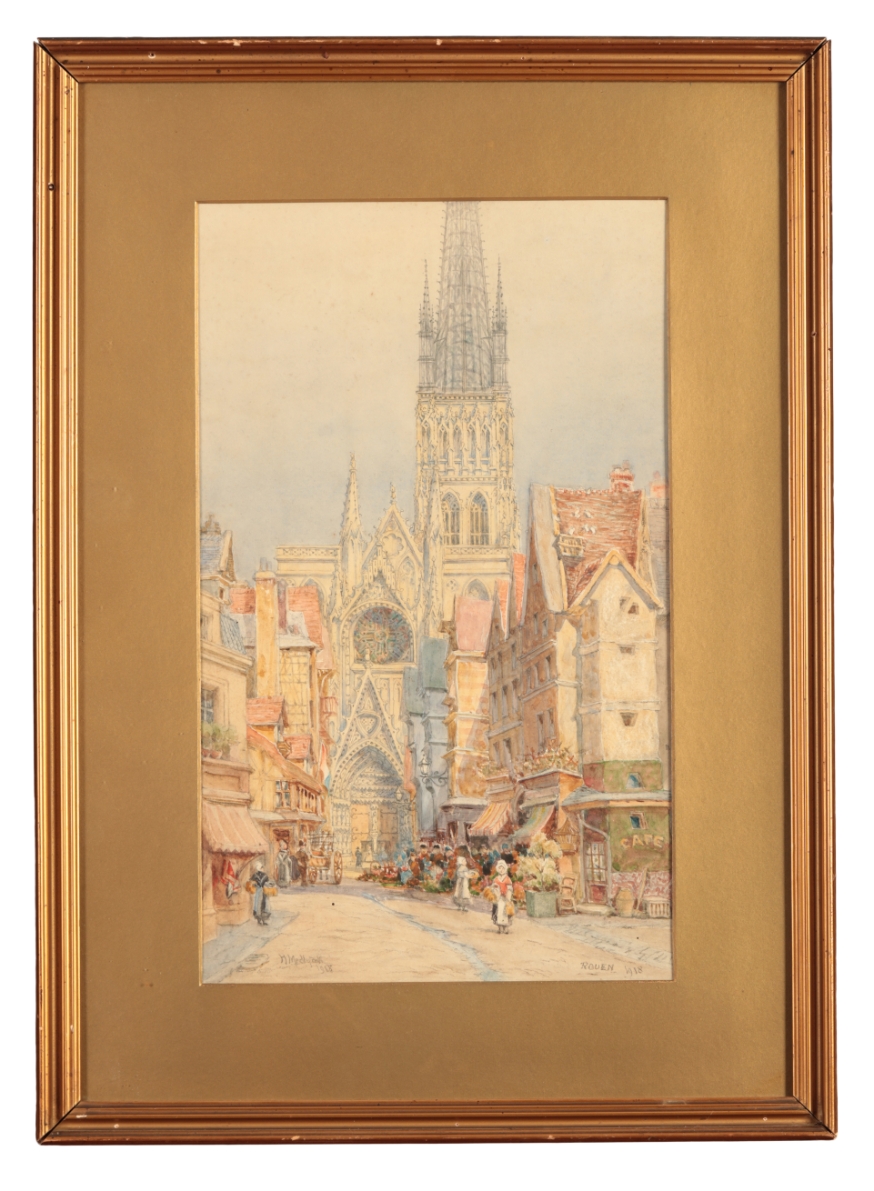 Hubert James Medlycott | Rouen (1918) | MutualArt