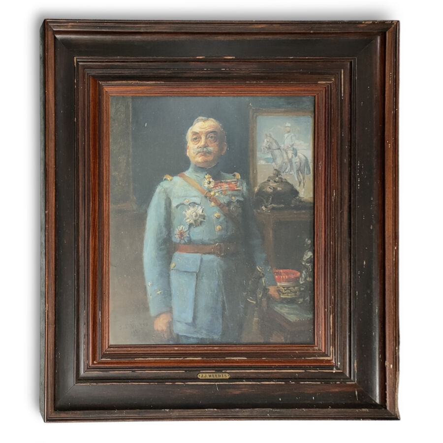 Jean-Joseph Weerts | Portrait de militaire (1920) | MutualArt